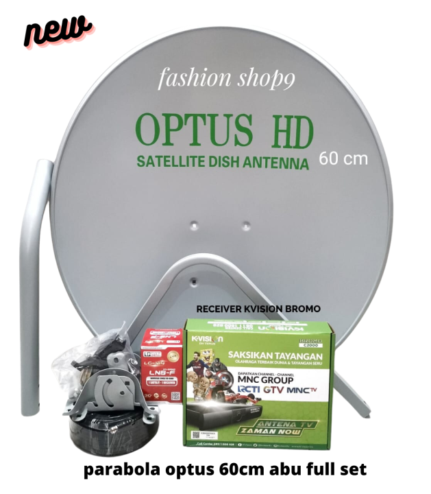 Parabola Mini 60 cm Optus Full Set Lengkap - Parabola Mini Optus 60 cm ...