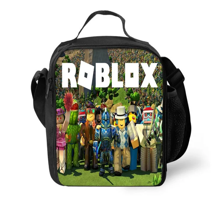 Roblox Large Package Lunchbox School Backpack Sling Bag Picnic Bag Meal ...