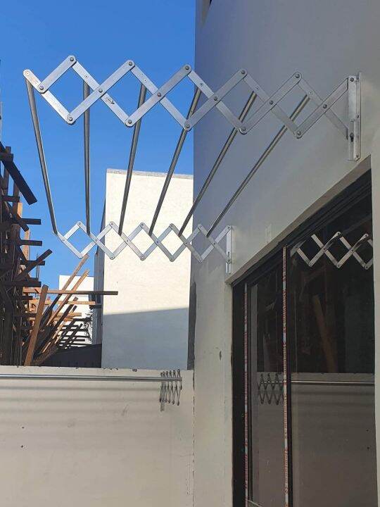 Retractable Rust-Resistant Aluminum Laundry Rack / Sampayan 6 poles ...