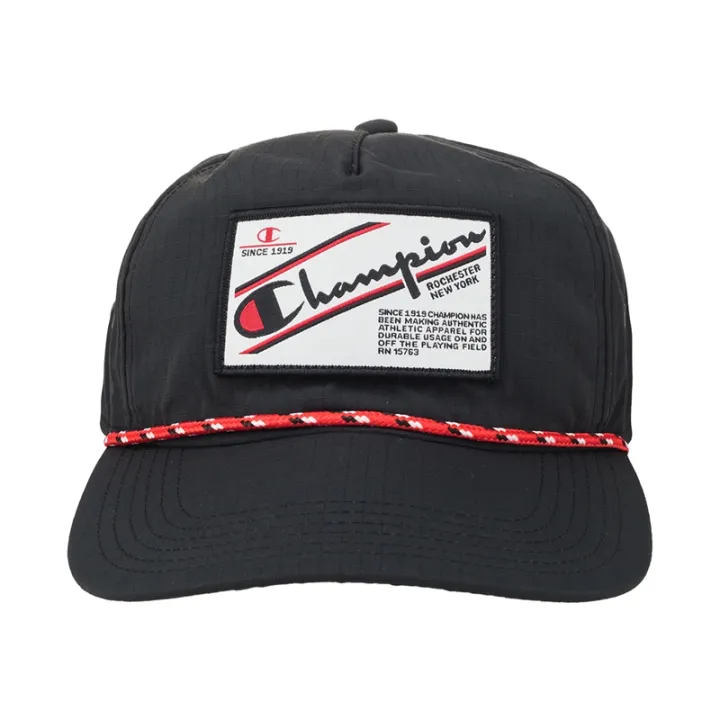 Champion หมวกเบสบอลโลโก้สีทึบ,สายชีวิตปีกแบน H0141 | Lazada.co.th