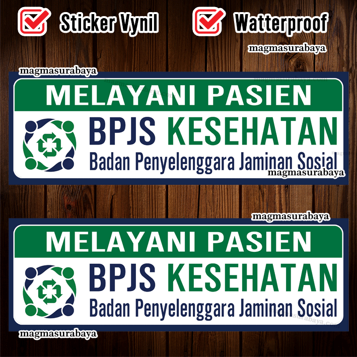 Stiker Melayani Pasien BPJS kesehatan | Lazada Indonesia