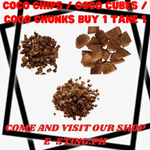 RELIABLE AND LONG LASTING BUY 1 TAKE 1 COCO CHIPS / COCO CHUNKS / COCO CUBES FOR PLANTS 300GRAMS ...