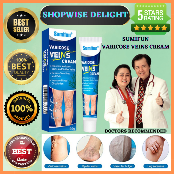 ORIGINAL Sumifun Varicose Veins 20g Ointment Vein Treatment Cream Veins ...