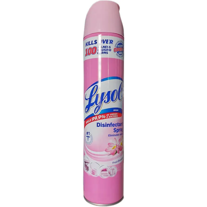Lysol Disinfectant Spray Fresh Blossom Scent 510 grams (681ml) | Lazada PH
