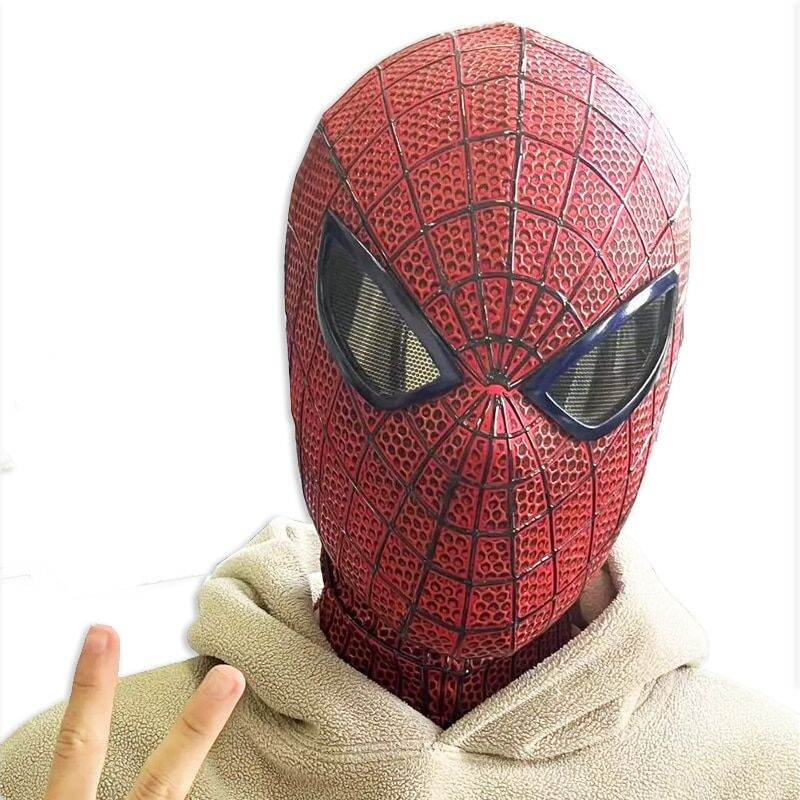 Marvel The Amazing Spider-Man Mask with Headshell 1:1 3D Handmade ...