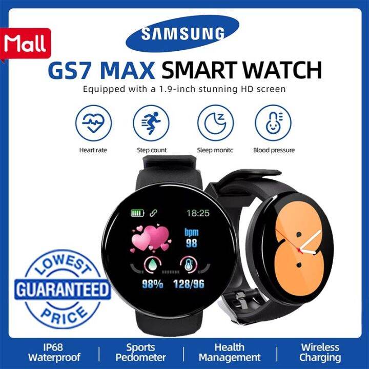 Bluetooth D18 Smartwatch for Women Waterproof Smartwatch for Men ...