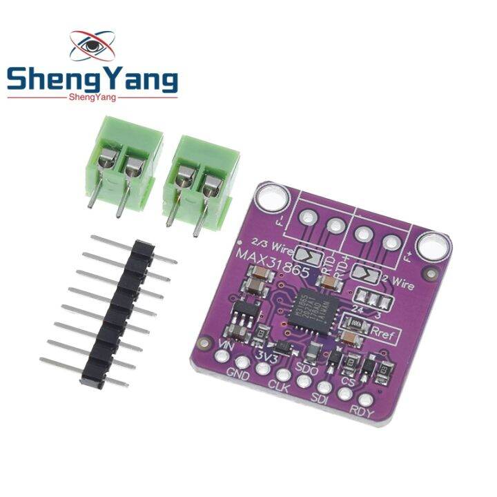 MAX31865 PT100 to PT1000 RTD to Digital Converter Board Temperature ...