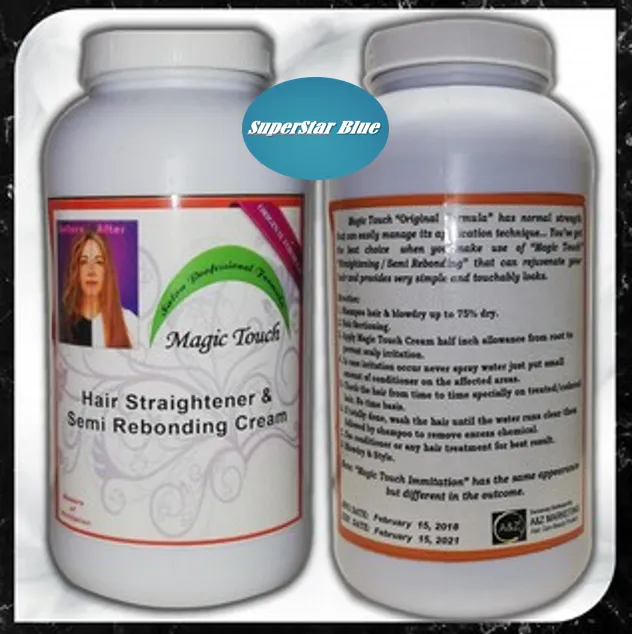 MAGIC TOUCH HAIR STRAIGHTENER AND SEMI REBONDING CREAM | Lazada PH
