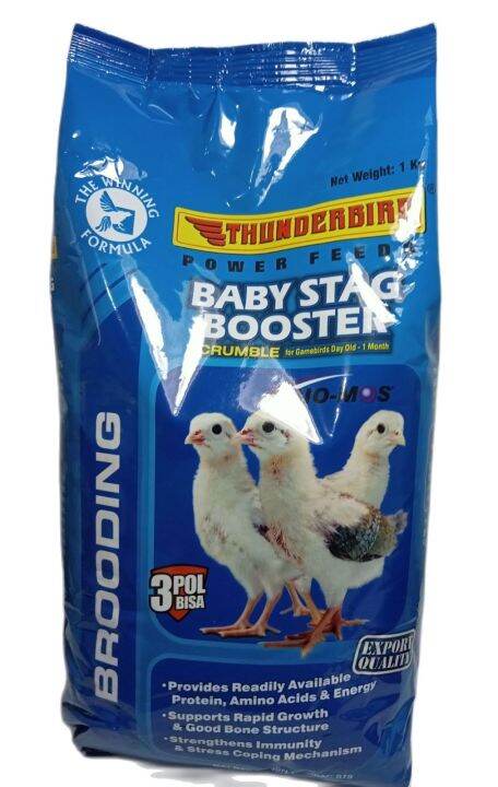 [3G AGRIVET] Thunderbird Power Feeds Baby Stag Booster- Brooding - 1kg ...