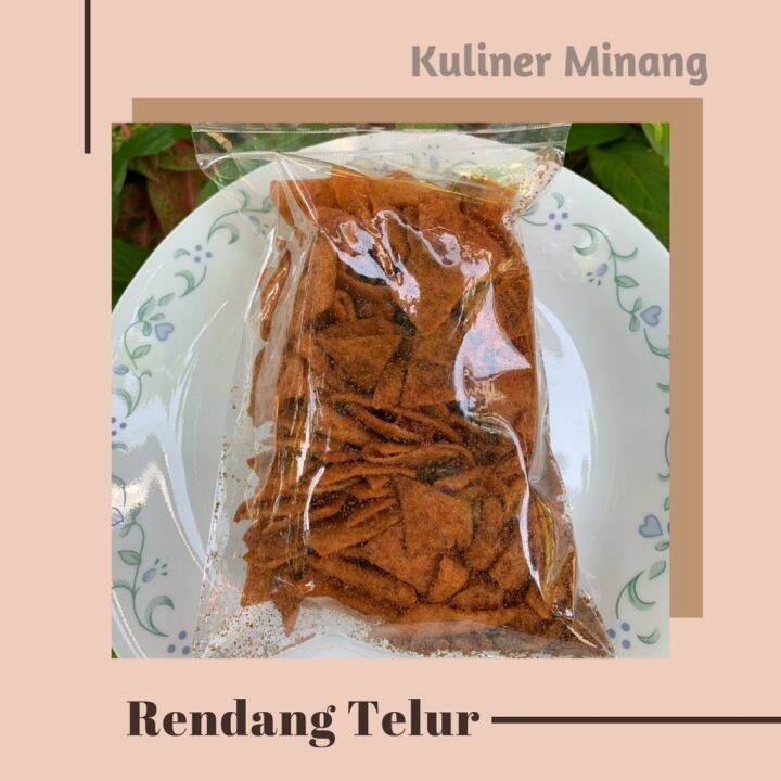 Rendang Telur Oleh Oleh Cemilan Payakumbuh Padang Khas Pariaman Kuliner ...