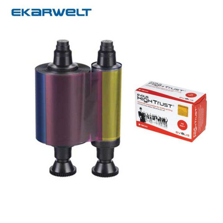Evolis R3011 Color Ribbon - YMCKO - 200 prints | Lazada.co.th