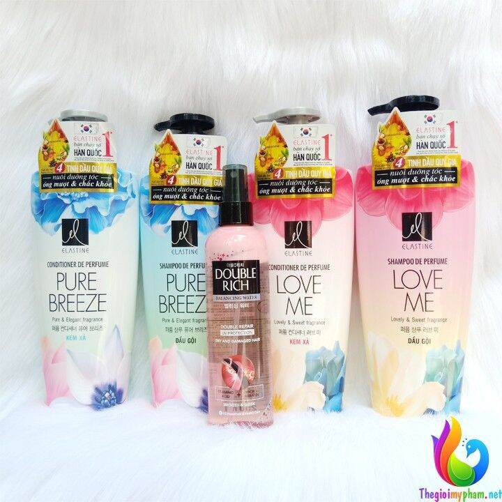 Combo Elastine: Gội 600ml + Xả 600ml + Dưỡng Tóc Khô Xơ Và Hư Tổn Double Rich 250ml | Lazada.vn