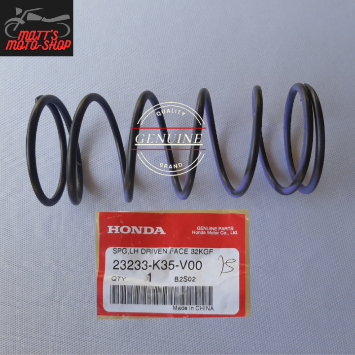 HONDA ORIGINAL SPRING,DRIVEN FACE PART#23233-K35-V00 FOR HONDA CLICK ...