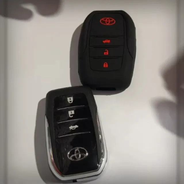 Modified Flip Key Silicone Key Cover for Toyota Wigo, Avanza, Vios 2nd ...