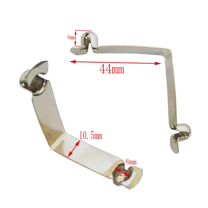 50 Pieces Double Button Spring Clips 4mm/5mm/6mm/8mm/9mm Kayak Paddle ...