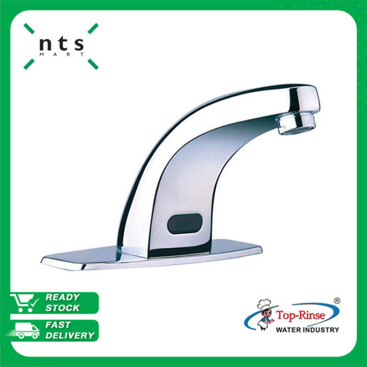 TOP RINSE ก๊อกน้ำอัตโนมัติแบบติดตั้งขอบอ่าง (ประเภท DC) ขนาด 4" (102 ...