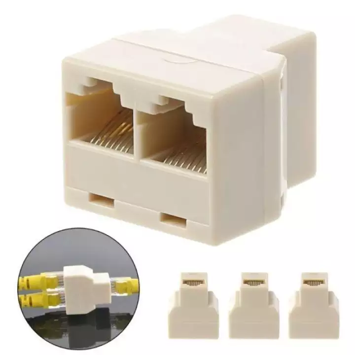 LAN ethernet Network RJ45 Splitter Extender Plug Connector | Lazada PH