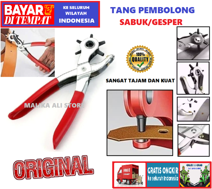 Alat Tang Pembolong Sabuk Kulit Kertas Plastik-Super Tajam | Lazada ...