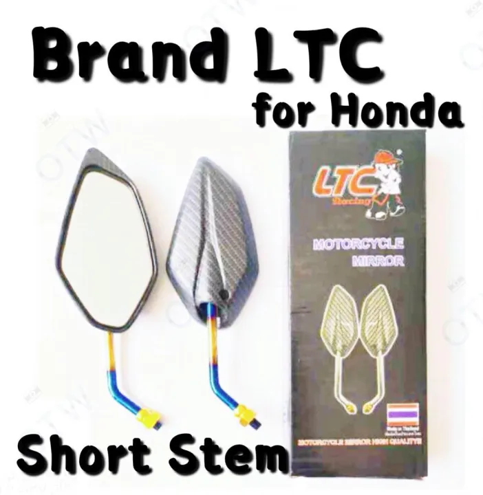 LTC Honda Carbon Side Mirror (Short Stem) | Lazada PH