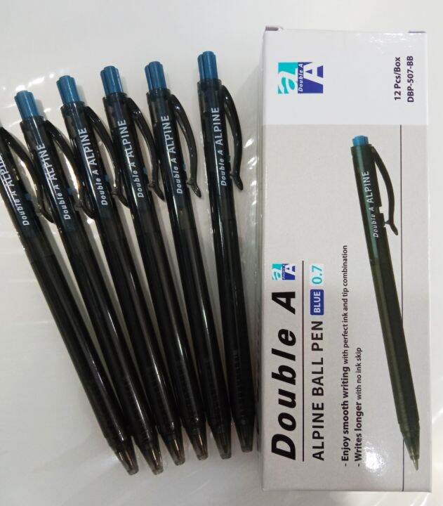 Bút Bi Alpine Double A (12 cây/hộp) | Lazada.vn