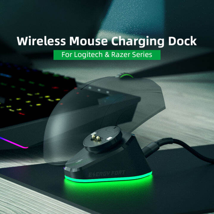 SIKAI Wireless Mouse Charger for Logitech G Pro X Superlight G502 G903h ...
