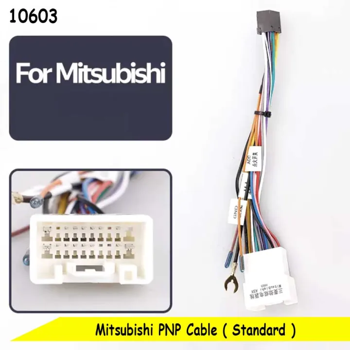 Mitsubishi Mirage Kabel Socket PNP Cable Headunit Android Plug and Play ...