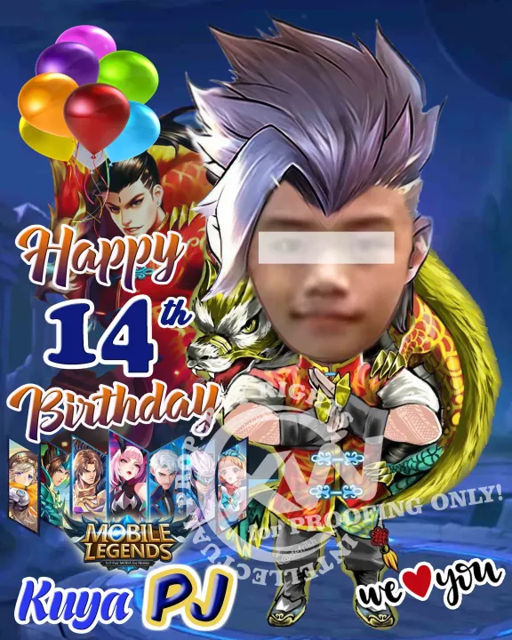 Cake Topper Mobile Legends/Chou | Lazada PH