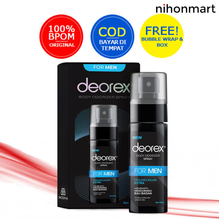 Deorex Body Odorizer Spray For Men 60ml | Lazada Indonesia