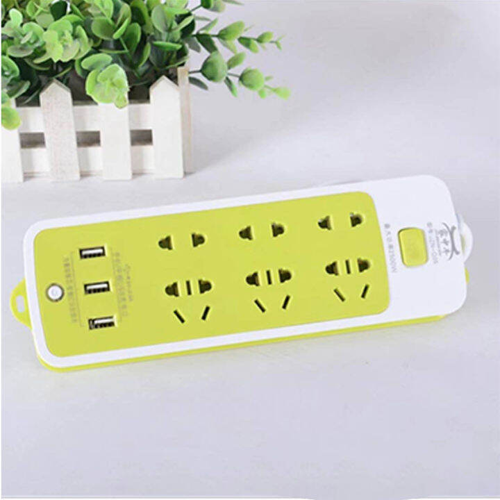 Luma Extension Multi Function Socket Plug Universal Socket Power Board Power Strip With 6