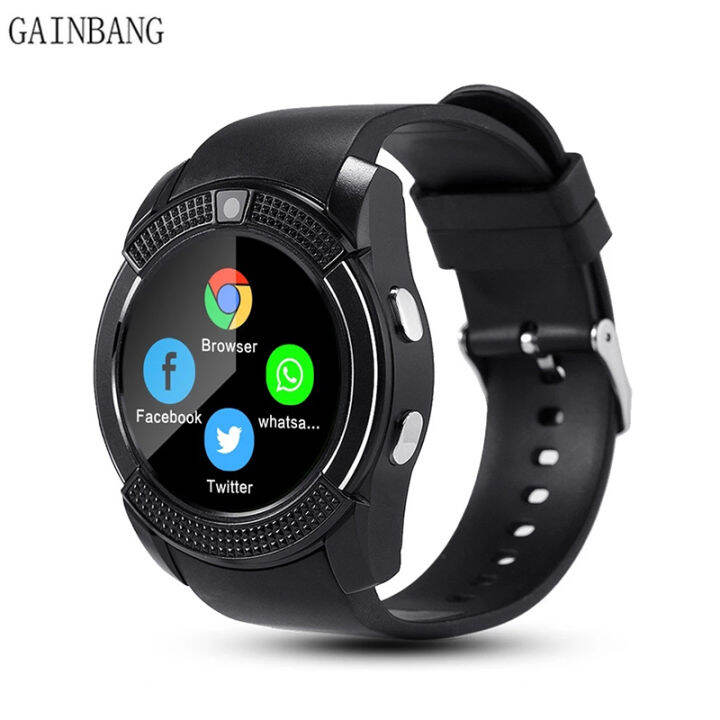 GAINBANG Smart Watch Support TF SIM Card Camera celet Fitness Monitor ...