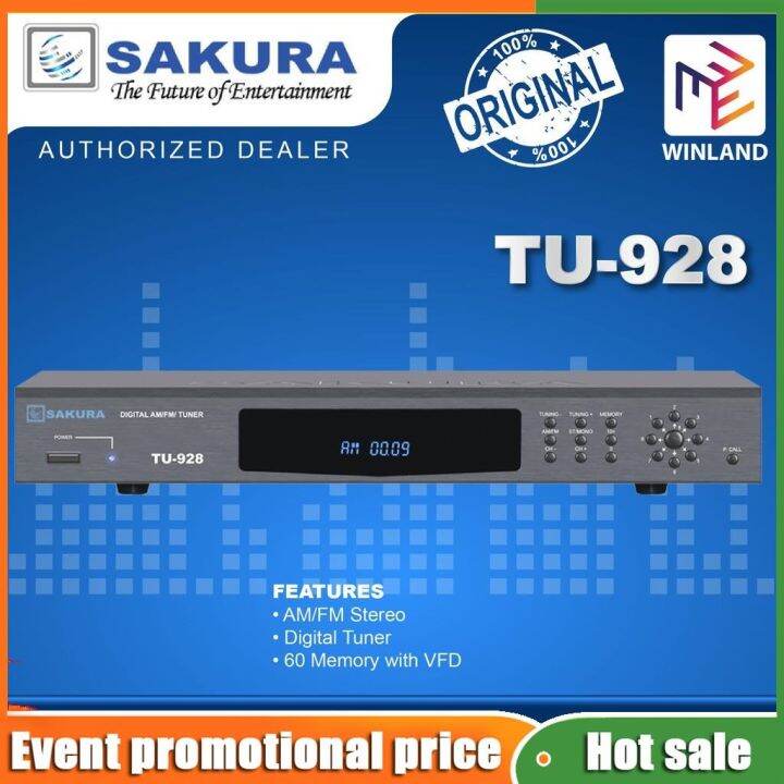 SAKURA by Winland Digital AM/DM Tuner TU-928 | Lazada PH