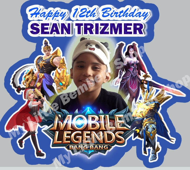 Mobile legend theme personalised cake toppers | Lazada PH