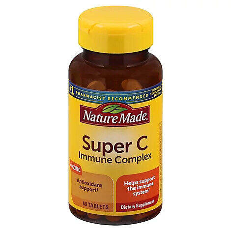 Nature Made Super C Immune Complex with Zinc Antioxidant Support 60 ...