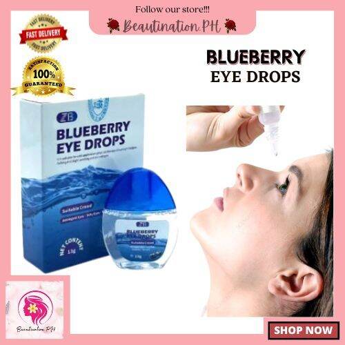 ZB Blueberry Eye Drop Relieves Red Eyes Discomfort Blurred Vision Dry ...