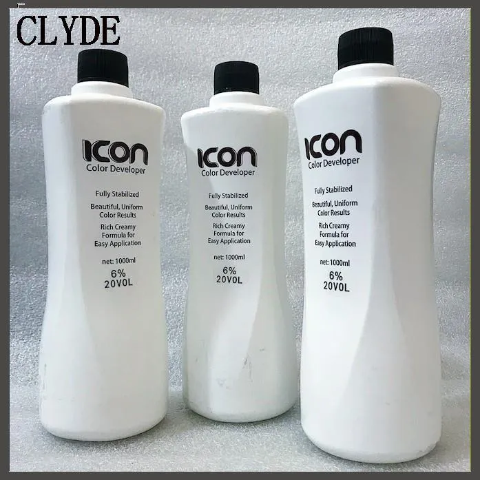 CLYDE2 ICON Color Cream Developer 1000ml Permanent Hair Color and ...