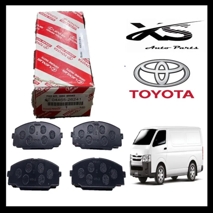 ( 100% GENUINE ) TOYOTA Front Disc Brake Pad - Toyota HIACE KDH200 ...