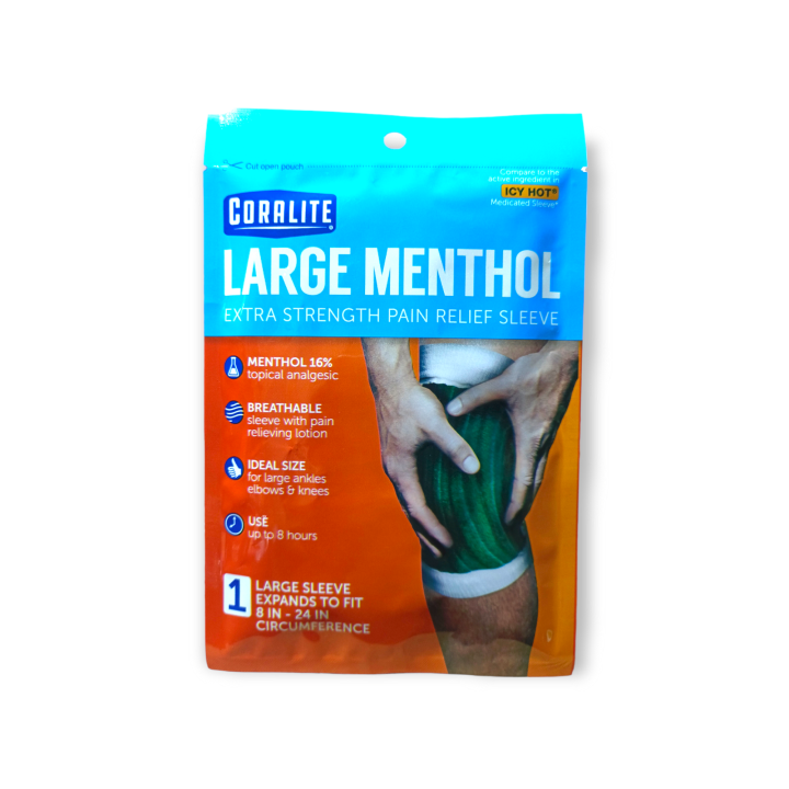 (USA) Coralite Extra Strength Pain Relief Sleeve. 1 Large Sleeve ...
