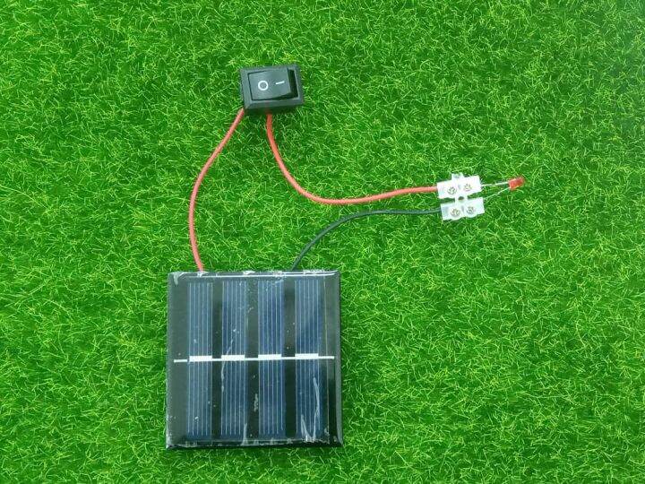 Solar LED Light Kit with ON/OFF Switch Solar Panel RBT School Project ...