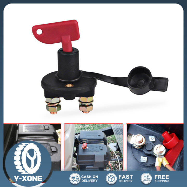 Auto Car Rotary Power Switch 2 Key Vehicle Retrofit Isolator Truck Ship ...