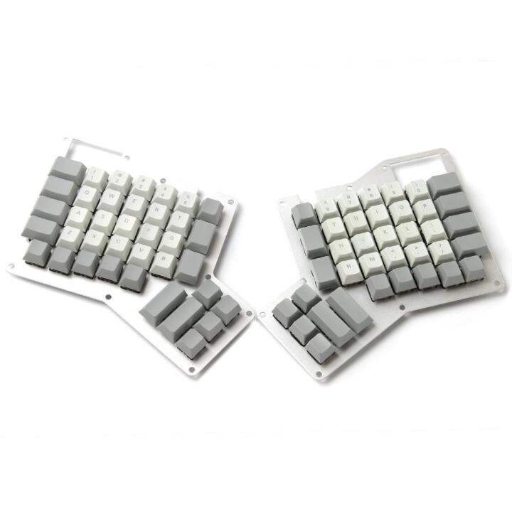 YMDK Cherry Profile Thick PBT Top Print Ergodox Keycap Set For Ergo ...