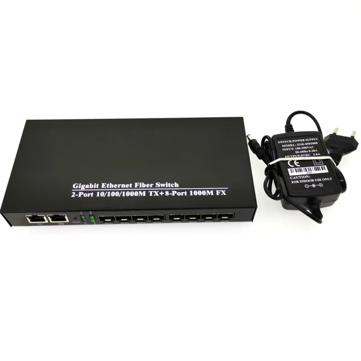 8SFP และ 2utp กิกะบิตอีเธอร์เน็ตสวิตช์อีเธอร์เน็ตไฟเบอร์ออฟติคัล Media ...