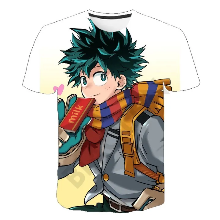 Anime Comic My hero Academia Boy T-shirt 3D Print Cosplay Harajuku Deku ...
