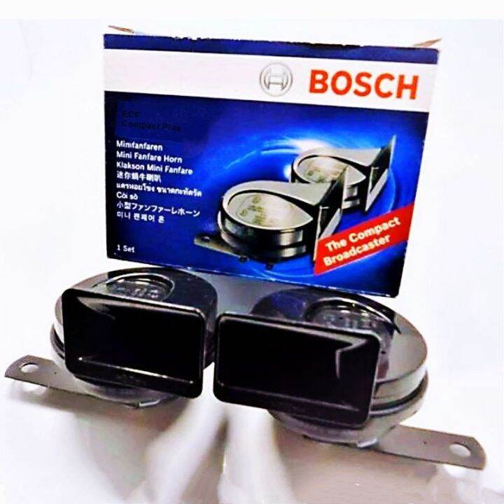 Bosch EC6 Compact Plus - 2 dual tone fanfare Car Horns 12V 400500HZ ...