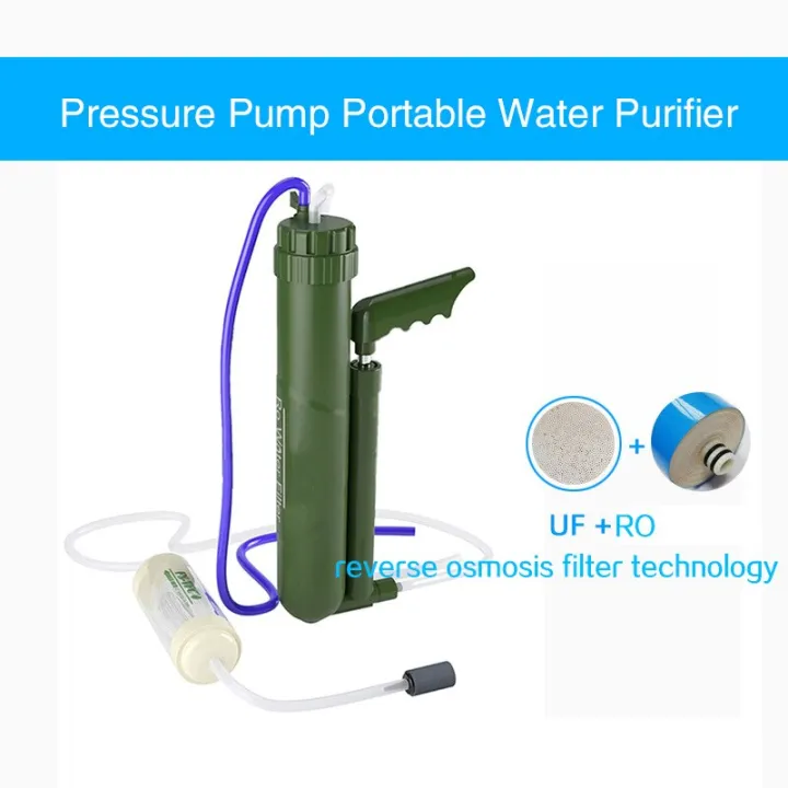 Outdoor Water Purifier Portable Clean And Hygienic UF Hand Pressure ...