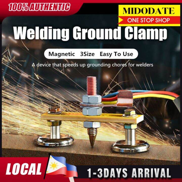 【midodate】Magnetic Welding Ground Clamp Tool Switchable Welding Magnet ...