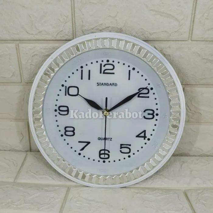 jam dinding standard bentuk lingkaran | Lazada Indonesia