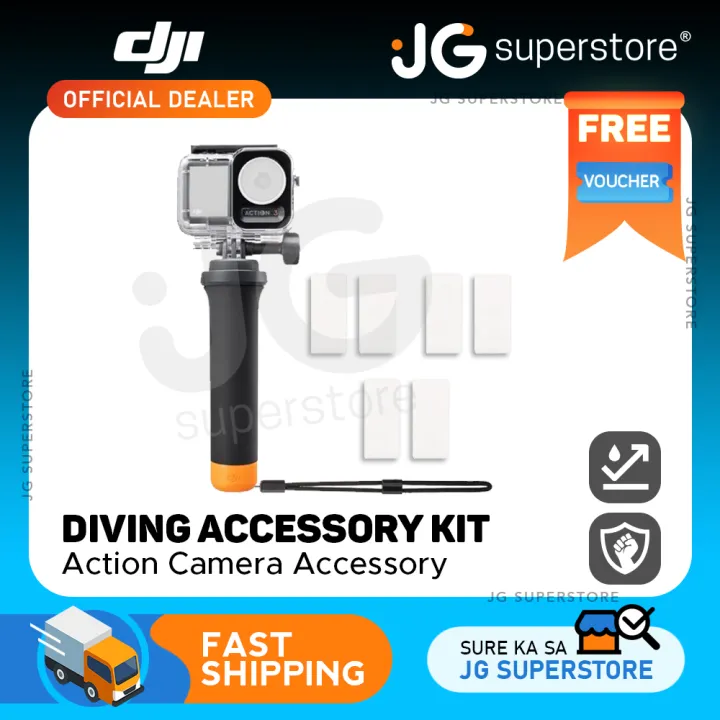 DJI Diving Accessory Kit with Waterproof Case, Floating Handle, Locking ...