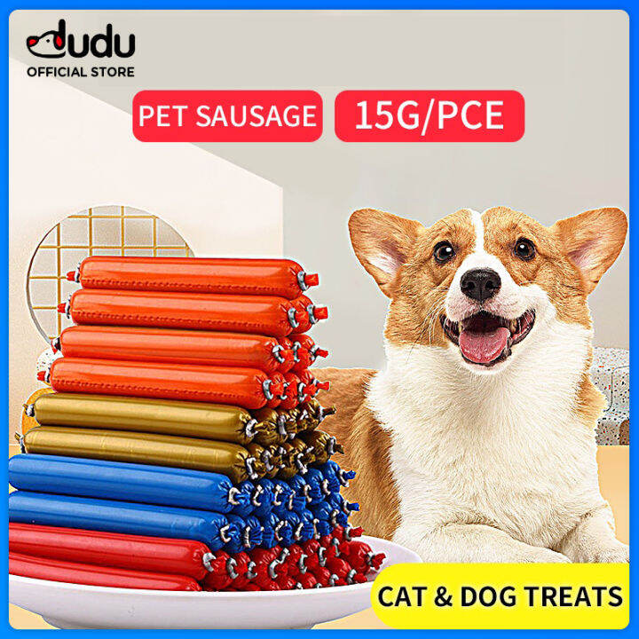 DUDU Pet 15g Dog Sausage Pet Treats Pet Sausage Dogs Snack Pet hotdog ...