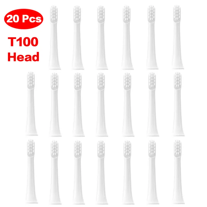 Xiaomi Mijia T100 Toothbrush Heads for T100 Sonic Electric Toothbrush, Soft Bristles, 820 Pcs ...