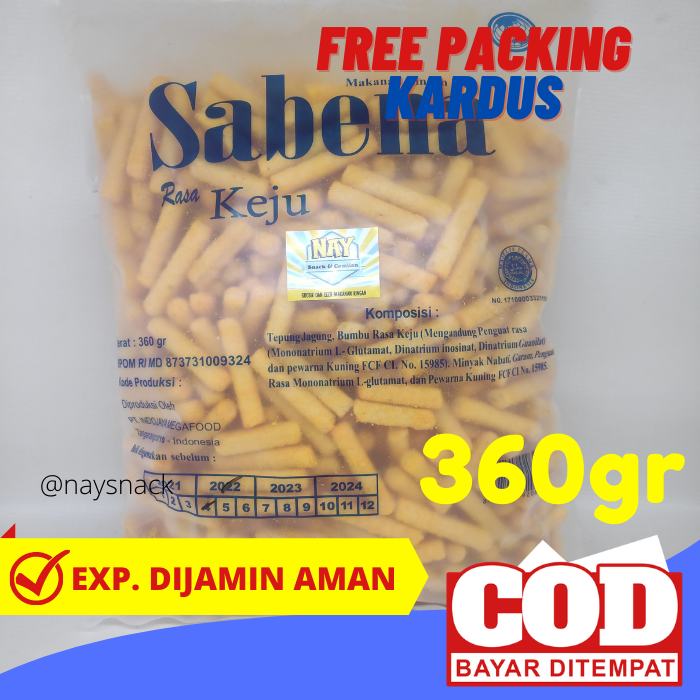 Stik Sabena Stick Keju Balado Jagung Bakar Sapi Panggang Biskuit Kue ...